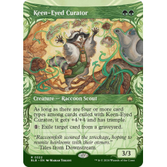 Keen-Eyed Curator (Showcase) - Bloomburrow - Big Orbit Cards
