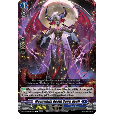 Moonwhite Death Song, Uvall - Big Orbit Cards
