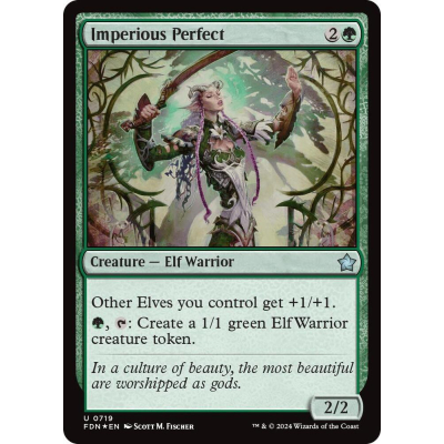 Imperious Perfect (Foil) - Foundations - Big Orbit Cards