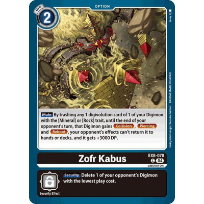 Zofr Kabus - EX8 - Chain of Liberation - Big Orbit Cards