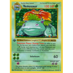 Venusaur (Holo) (1st Edition) - Base Set - Pokemon - Big Orbit Cards