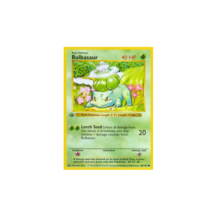 Sell Bulbasaur (1st Edition) - Base Set - Big Orbit Cards