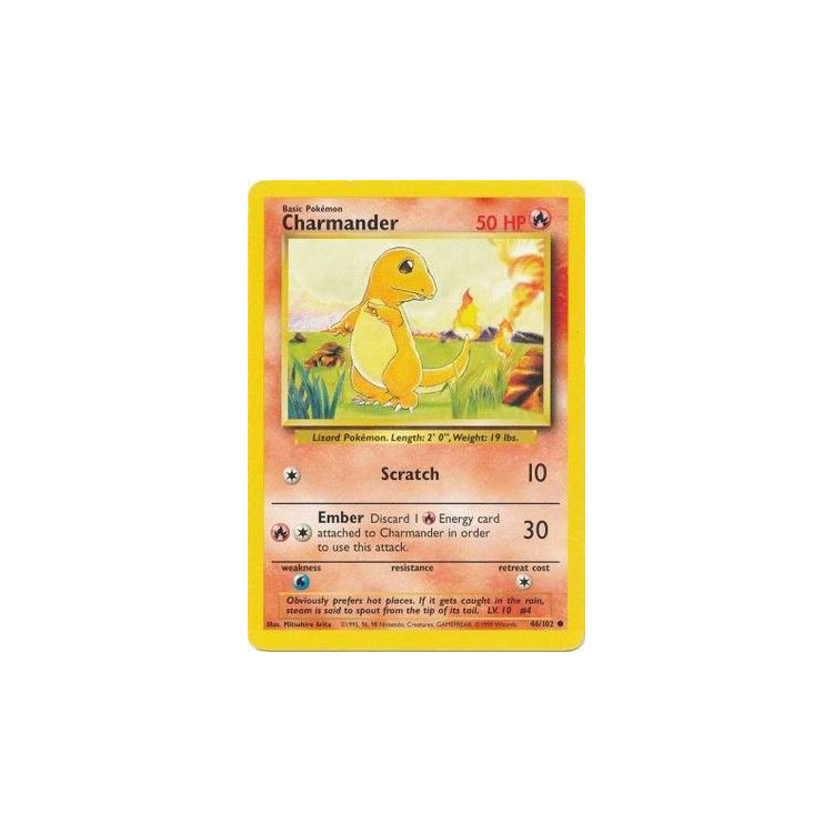 Charmander (Unlimited Edition) - Base Set - Big Orbit Cards