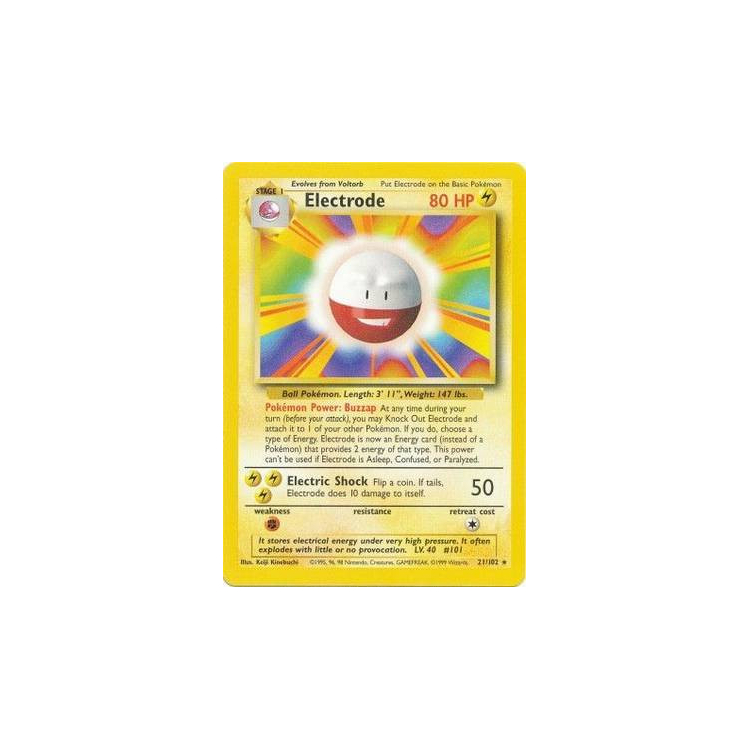 Sell Electrode (Base Set 2000) - Base Set - Big Orbit Cards