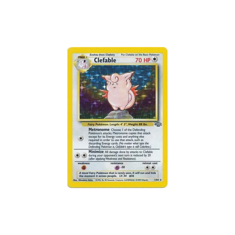 Clefable (Holo) (Unlimited Edition) - Big Orbit Cards