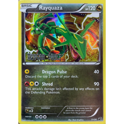 Rayquaza (Stamped) (Holo) - Dragon Vault - Big Orbit Cards