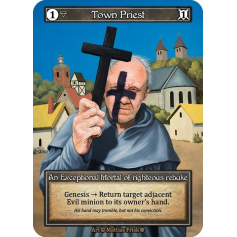 Town Priest (Foil) - Gothic - Big Orbit Cards