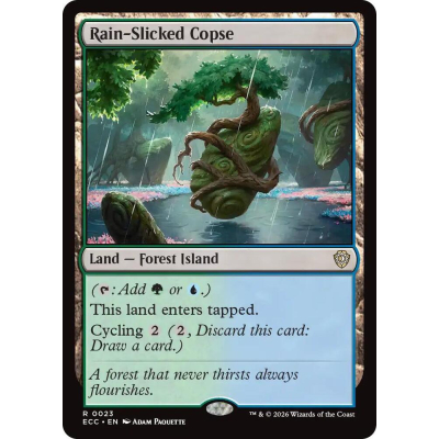 Rain-Slicked Copse - Magic the Gathering - Big Orbit Cards