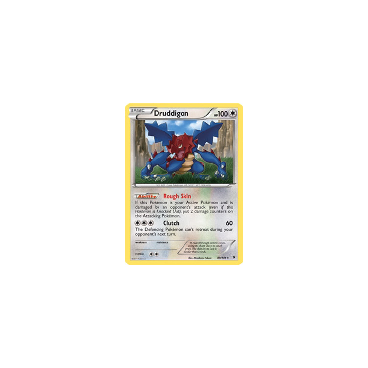 Druddigon Pokemon Card
