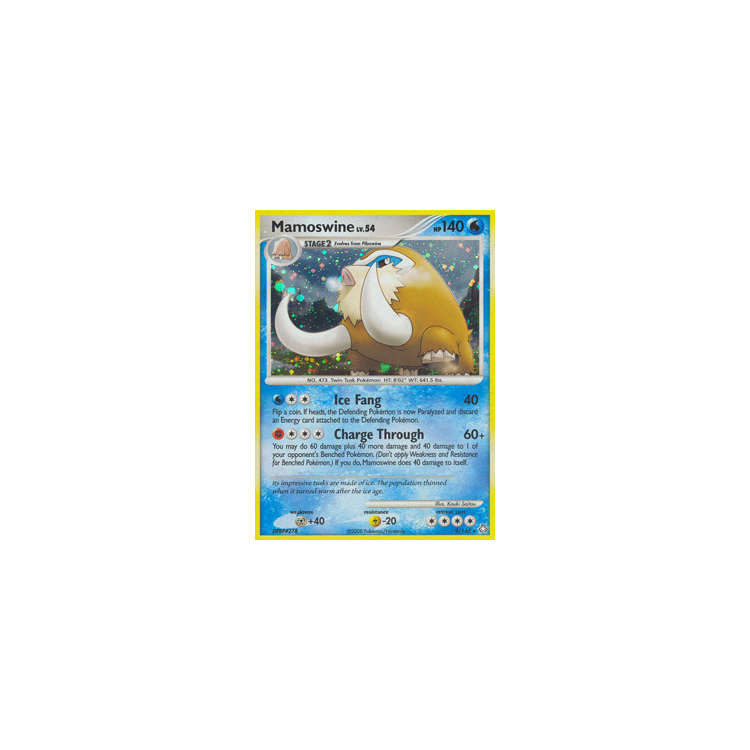 Mamoswine Pokemon Card