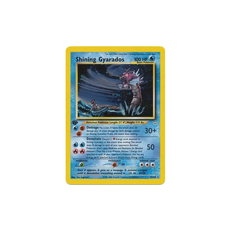 Shiny Gyarados Card