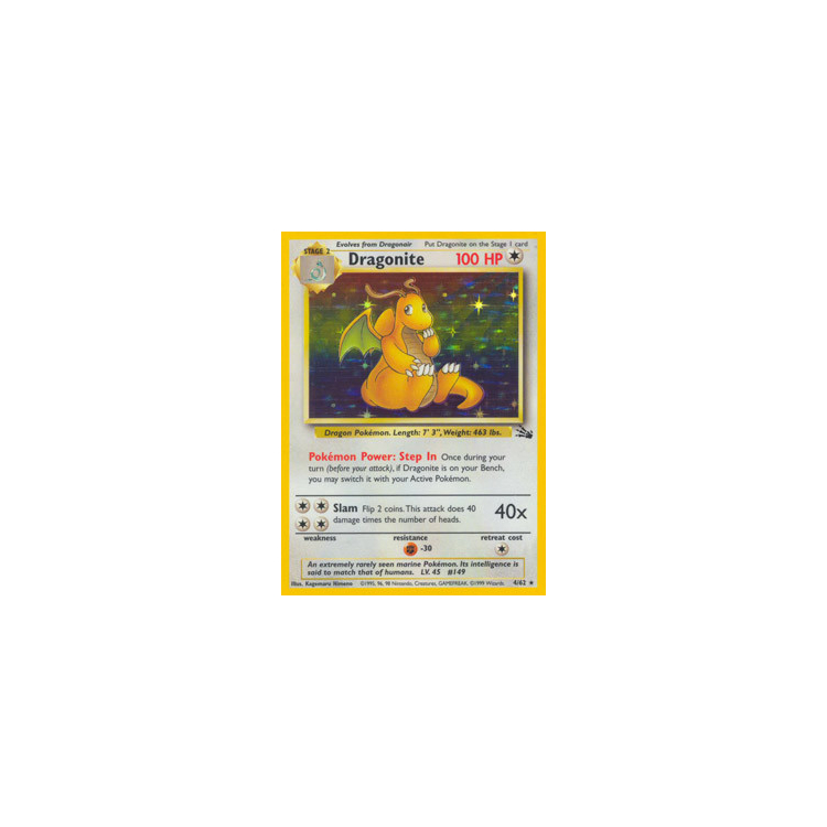 Sell Dragonite (Holo) (Unlimited Edition) - Big Orbit Cards